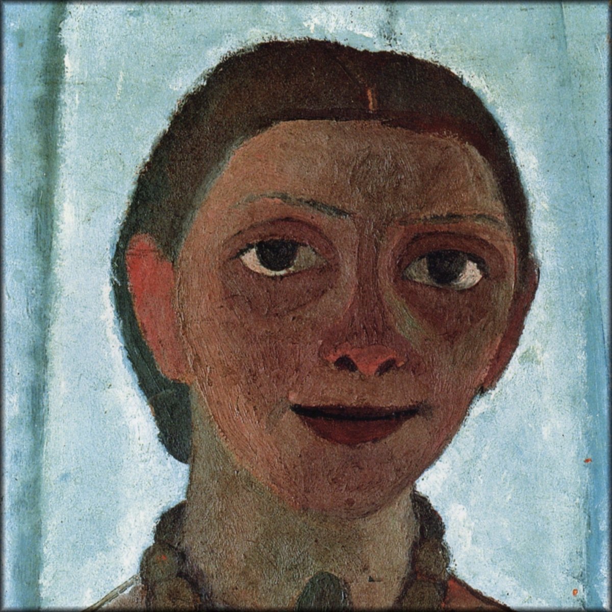 Paula Modersohn-Becker (1876-1907) - Self-portrait with Camelia Branch ...