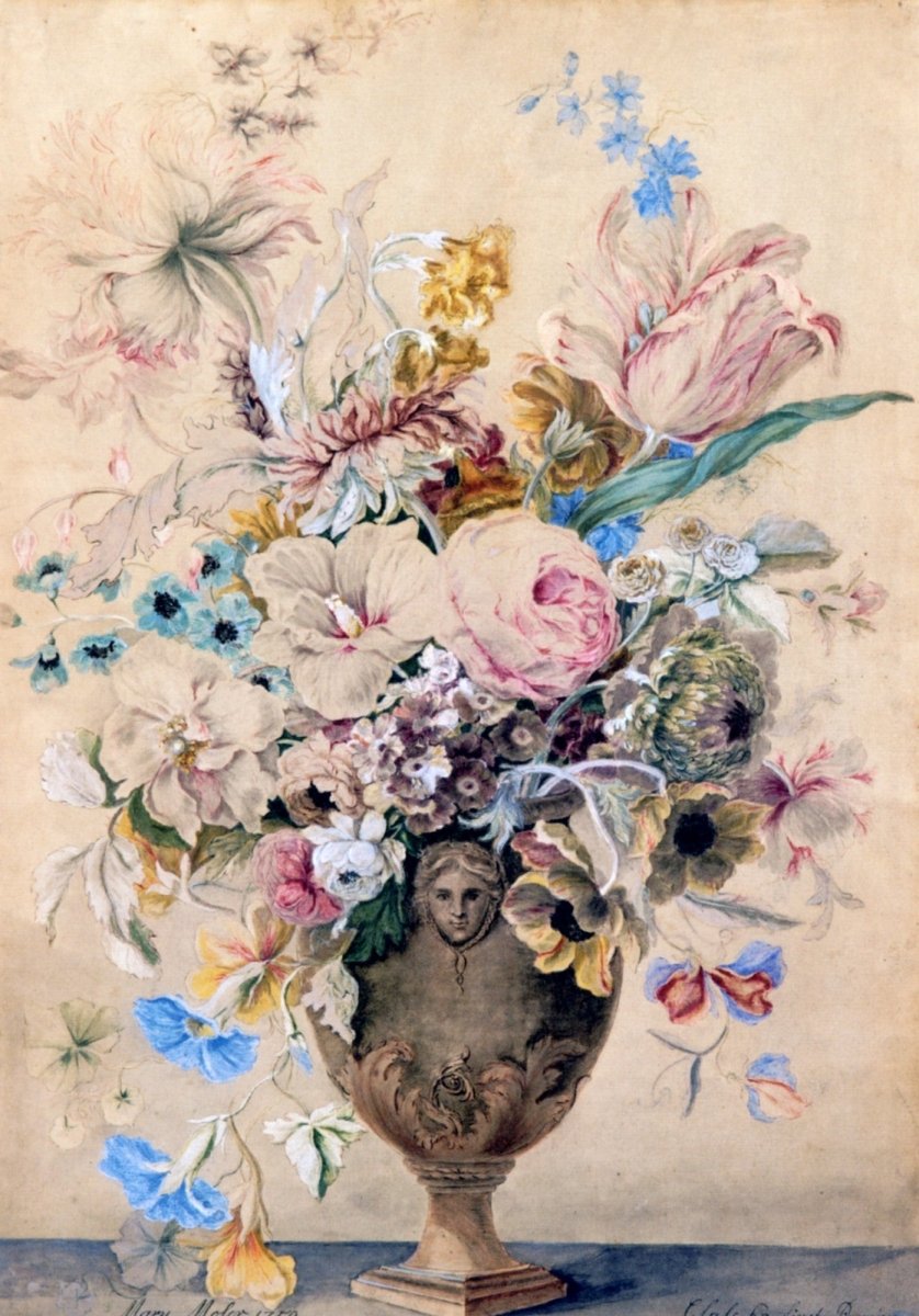 Mary Moser (1744-1819) - Flowers in a Vase 1759