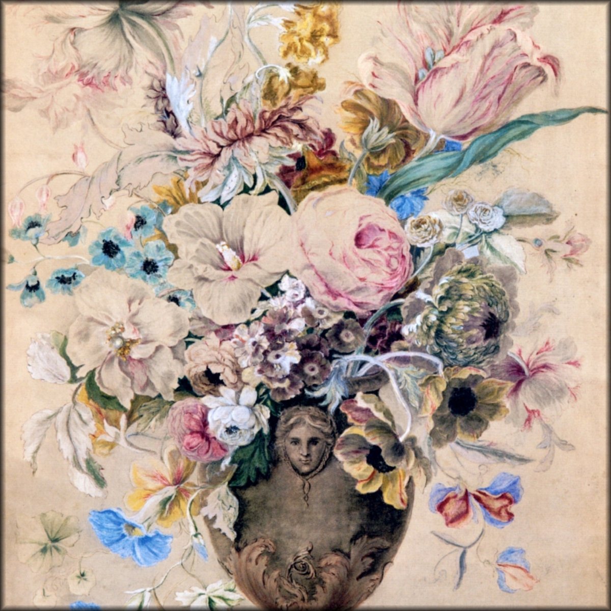 Mary Moser (1744-1819) - Flowers in a Vase 1759