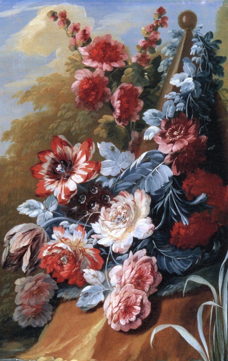 Mary Moser (1744-1819) - Still life of flowers c.1780