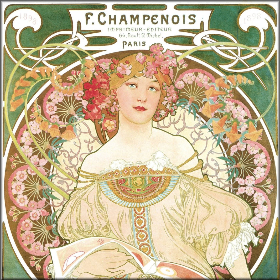 Alphonse Mucha Artwork in the Public Domain