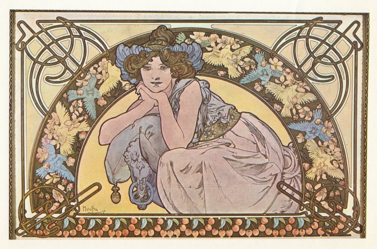Alphonse Mucha 121 High Resolution Images – Public Domain Image Library