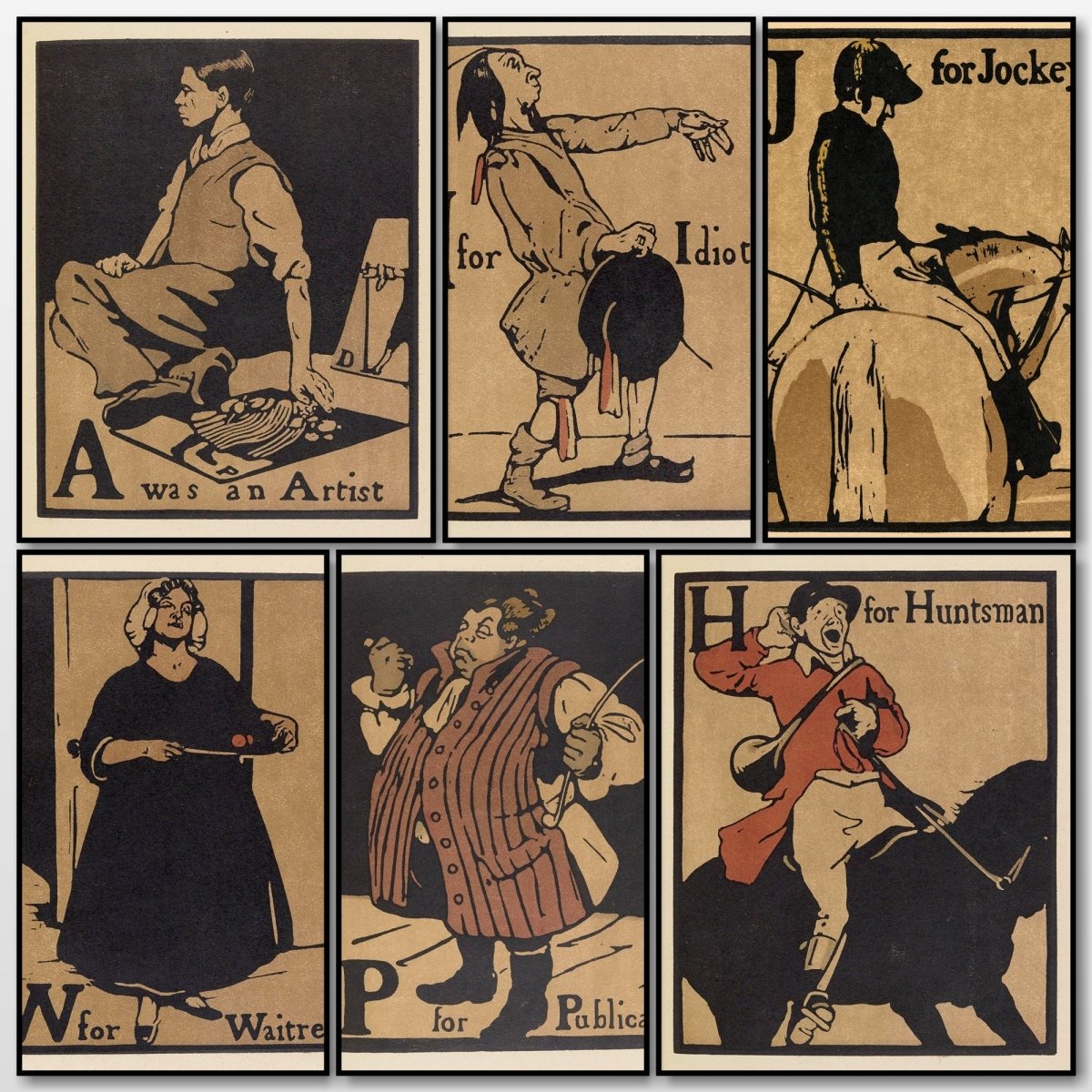 William Nicholson Illustrations in the Public Domain