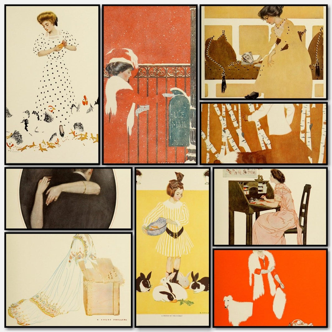 Coles Phillips Artwork in the Public Domain