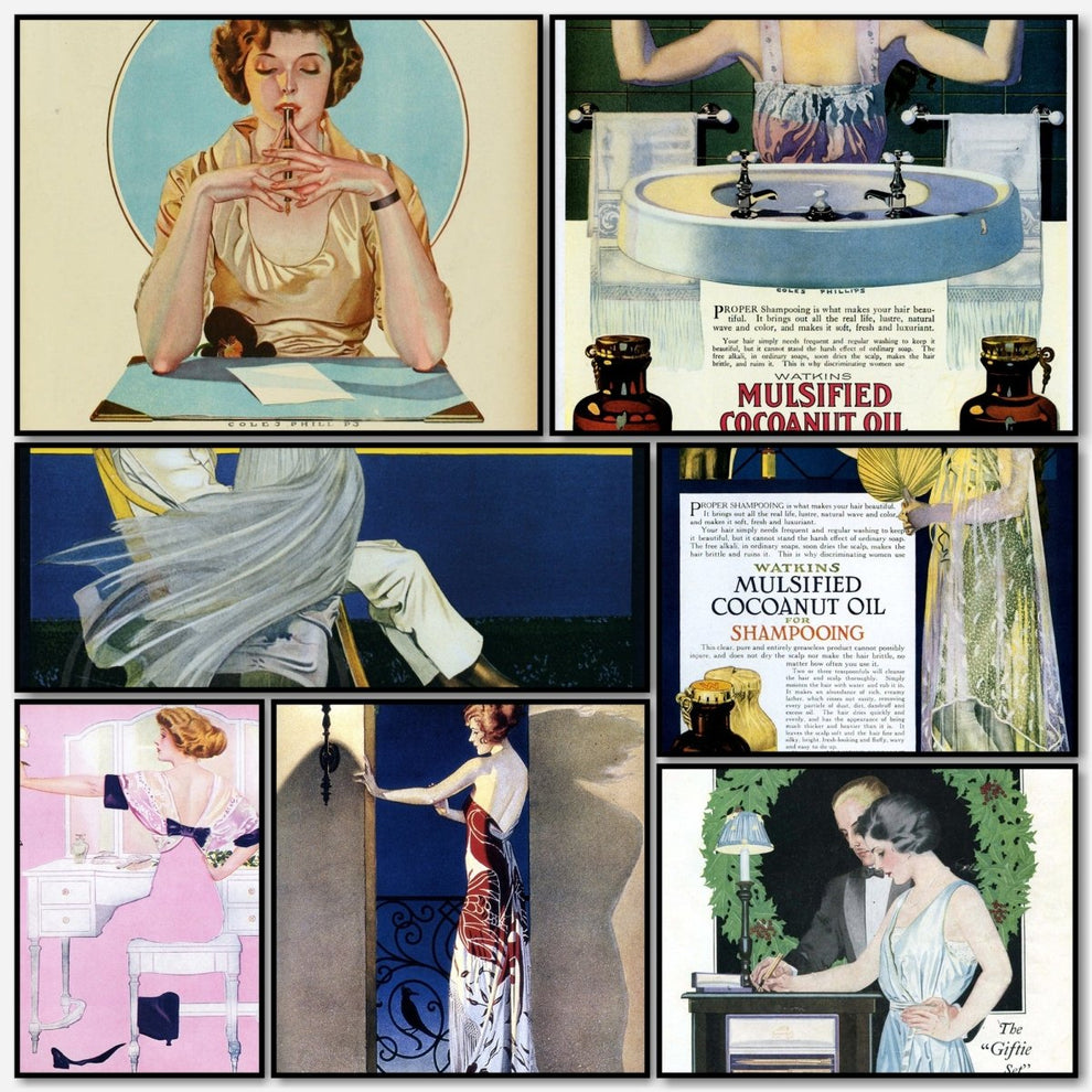 Coles Phillips Magazine Ads 1917-1918 - C. Coles Phillips