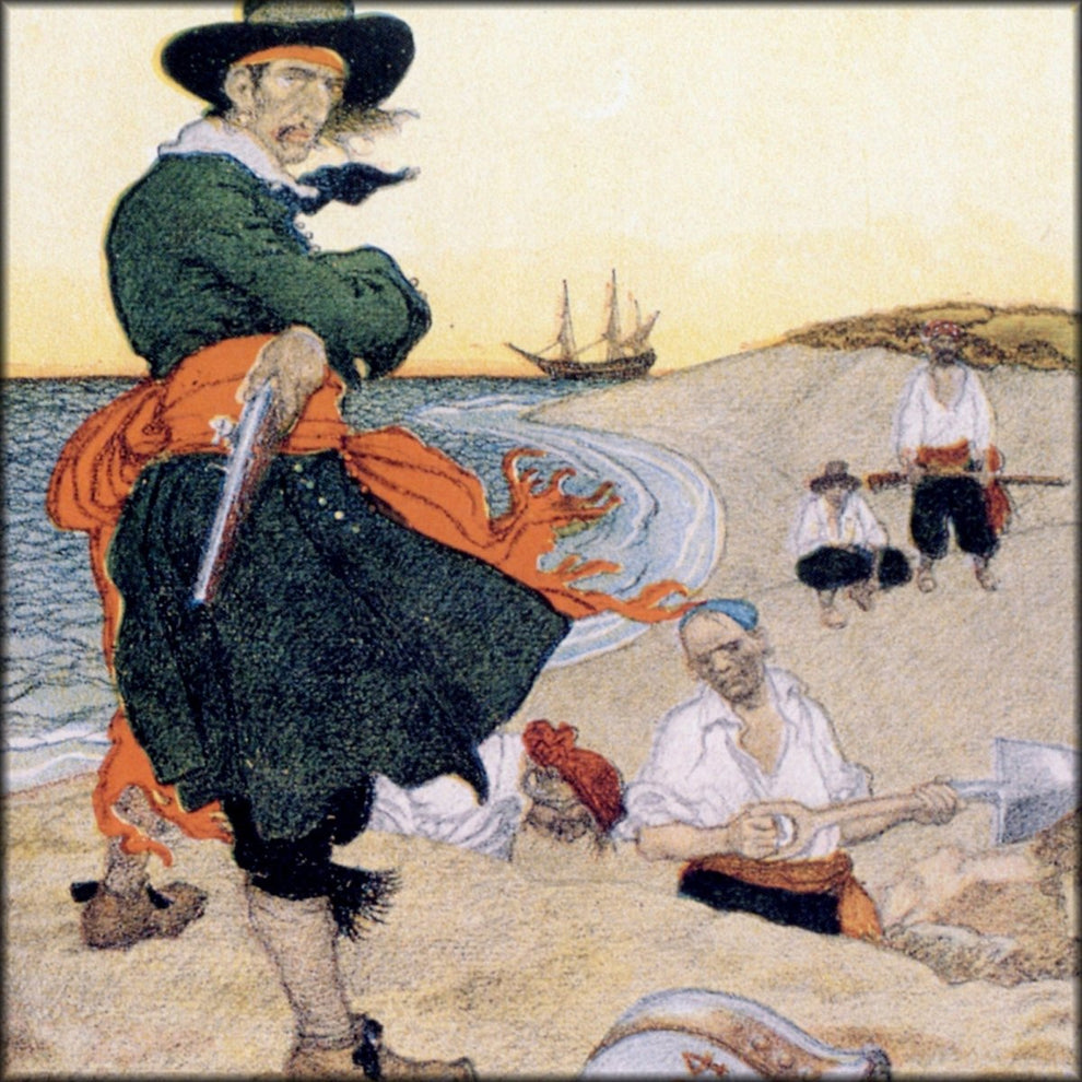 Howard Pyle (1853-1911) - Treasure Chest 1921