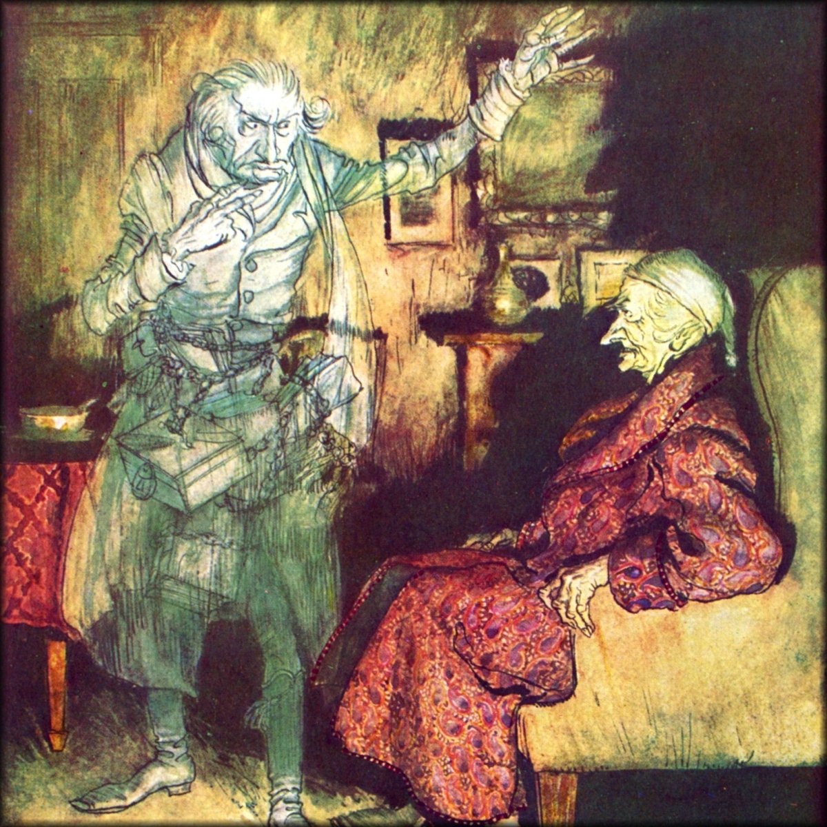 A Christmas Carol, 1915 - Arthur Rackham - 12 images
