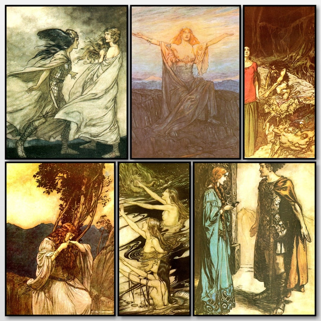 Siegfried & the Twilight of the Gods 1911 - Arthur Rackham