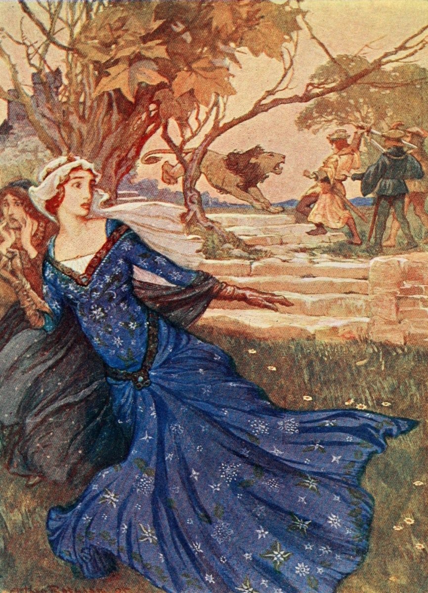 Stories of King Arthur 1910 - Arthur Rackham - 7 images