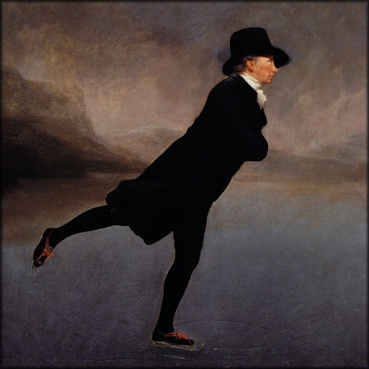 Henry Raeburn -Rev Robert Walker Skating on Duddingston Loch
