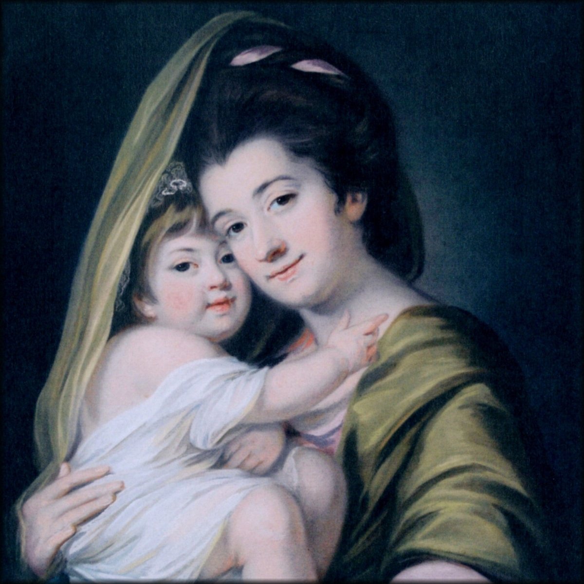 Katherine Read (1723-1778) - Anna Vernon, Lady Berwick with son Thomas ...
