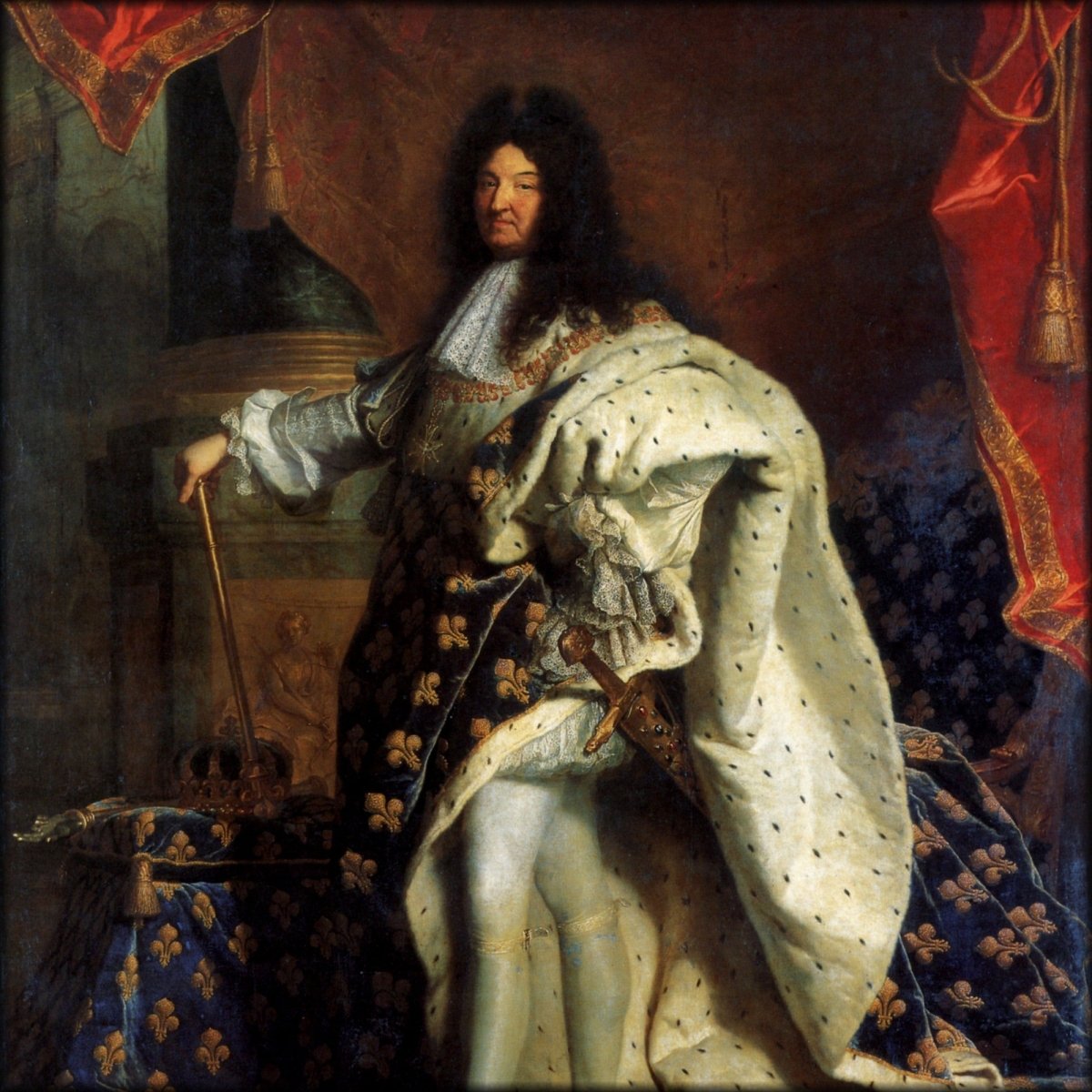 Hyacinthe Rigaud (1659-1743) - Louis XIV of France in his Coronation ...