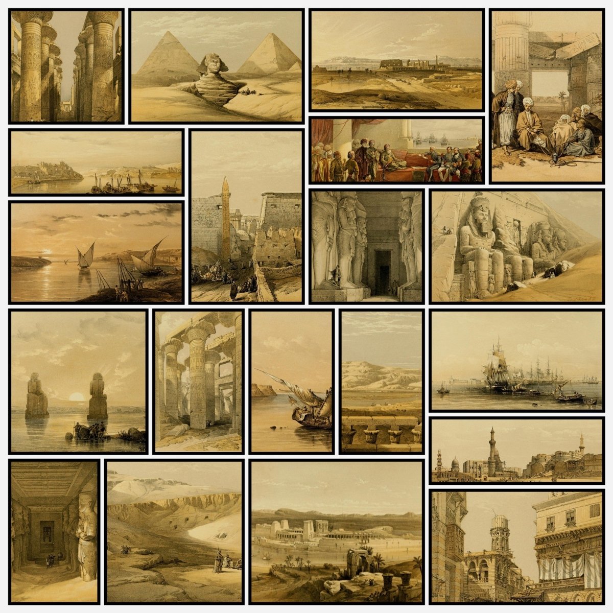 David Roberts Artwork in the Public Domain