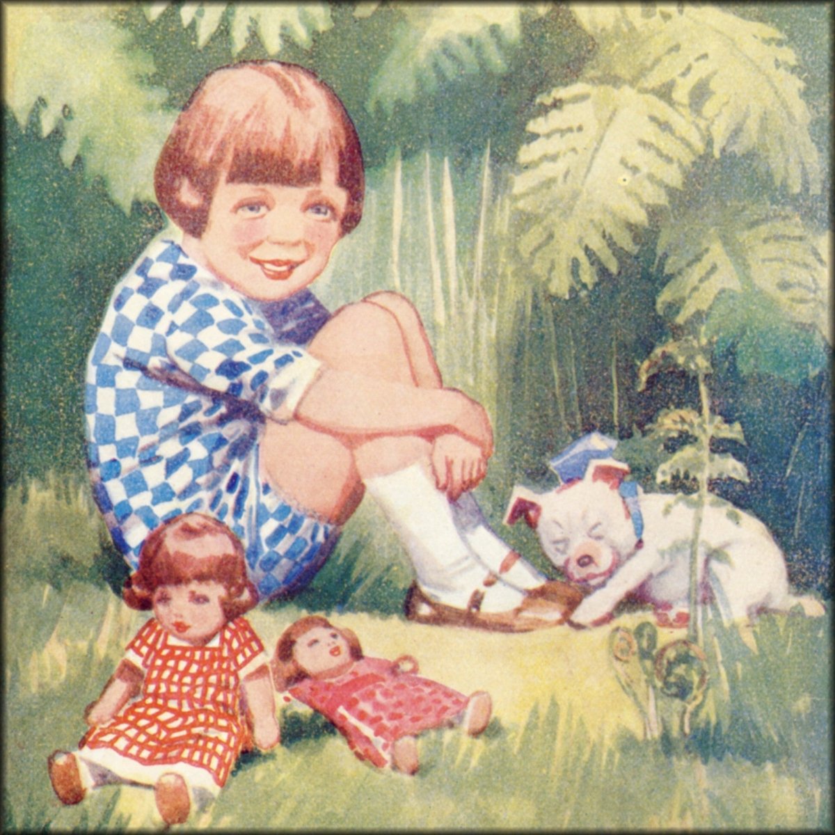 Gordon Robinson (1885-1952) - Shady spot on a summer's day 1935