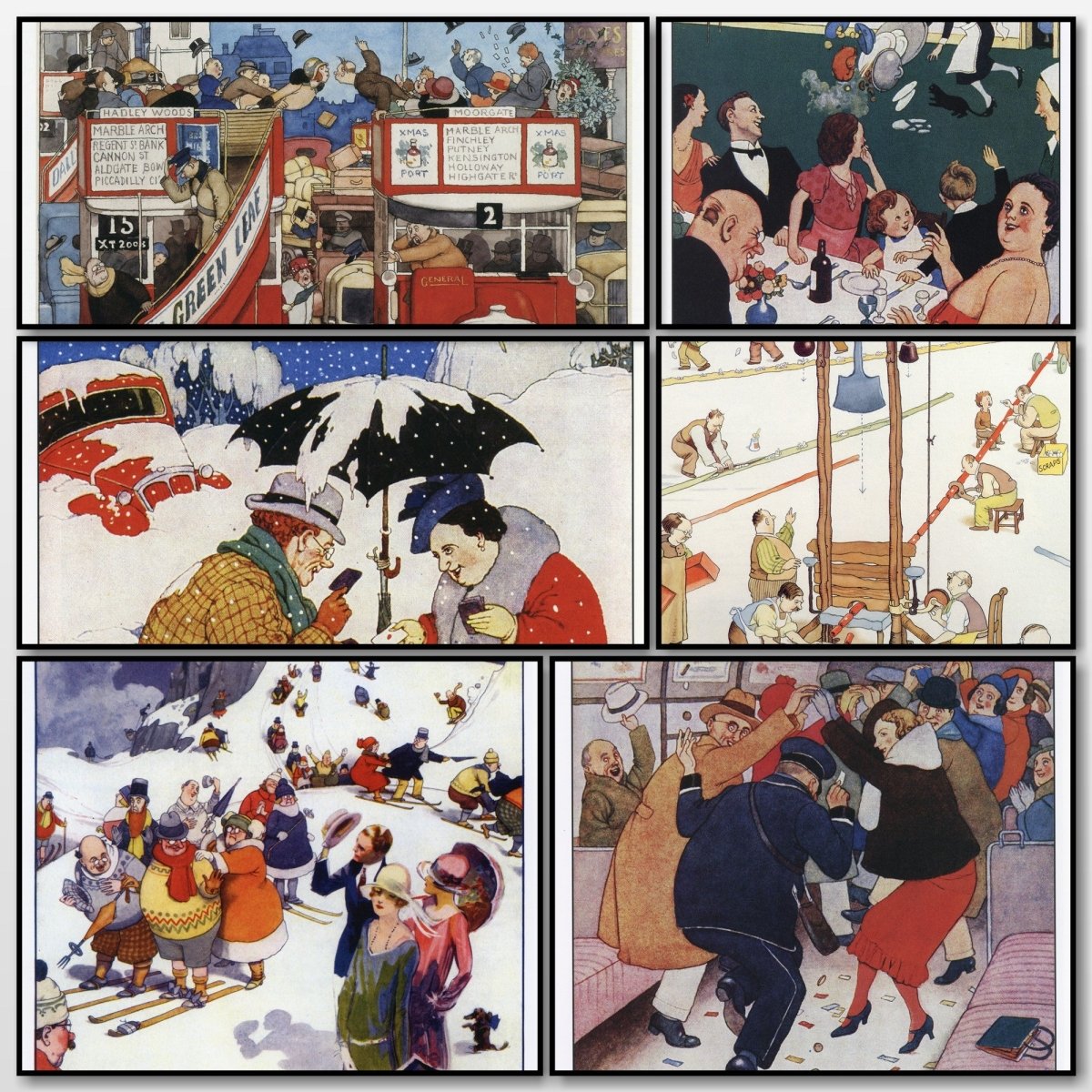 Cartoons - W. Heath Robinson (1872-1944) - 54 images – Public Domain ...