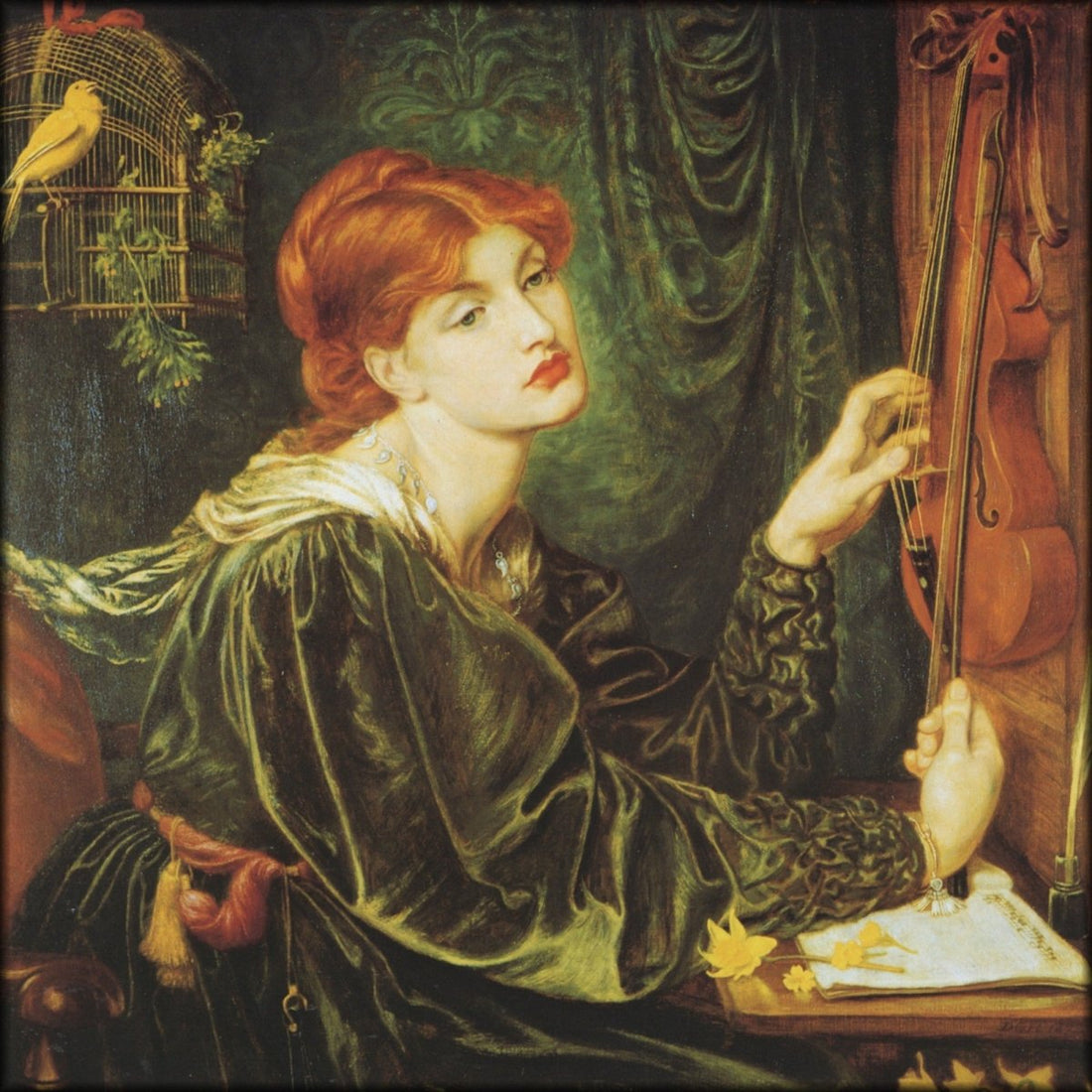 Dante Gabriel Rossetti - Veronica Veronese 1872