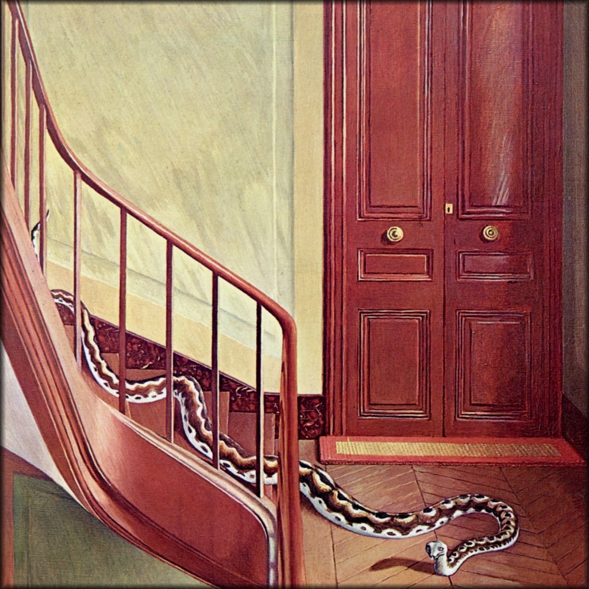 Pierre Roy (1880-1950) - Danger on the Stairs 1927-8