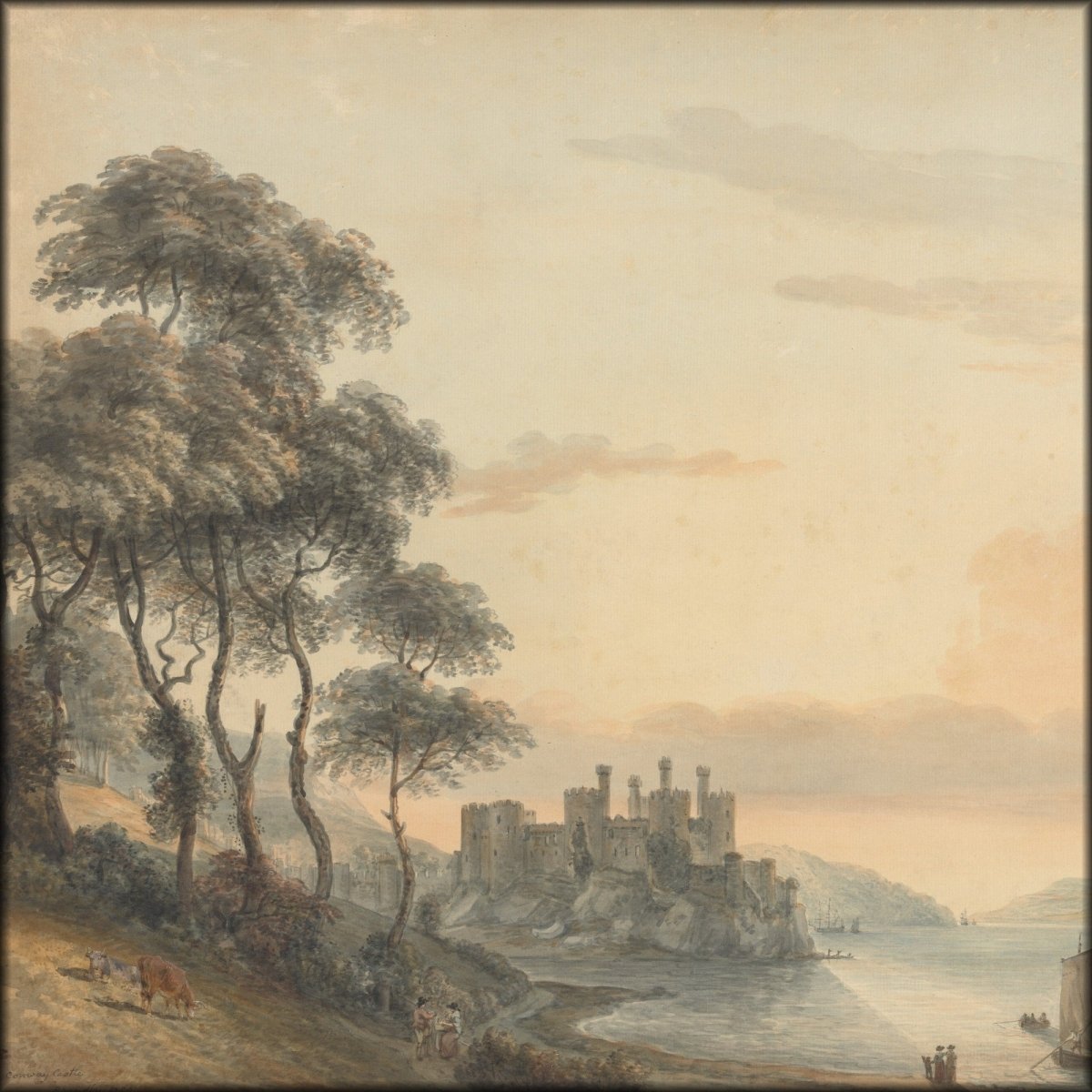 Paul Sandby Watercolour Paintings in the Public Domain