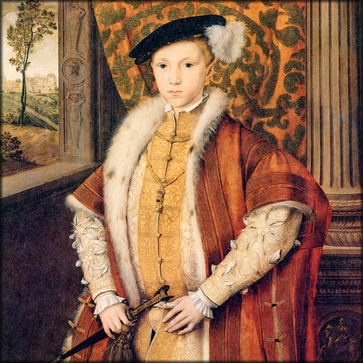 William Scrots (fl.1537-1553) - Edward VI