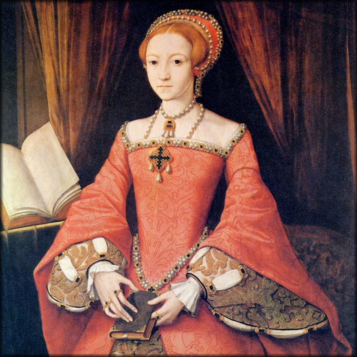 William Scrots (fl.1537-1553) - Princess Elizabeth I