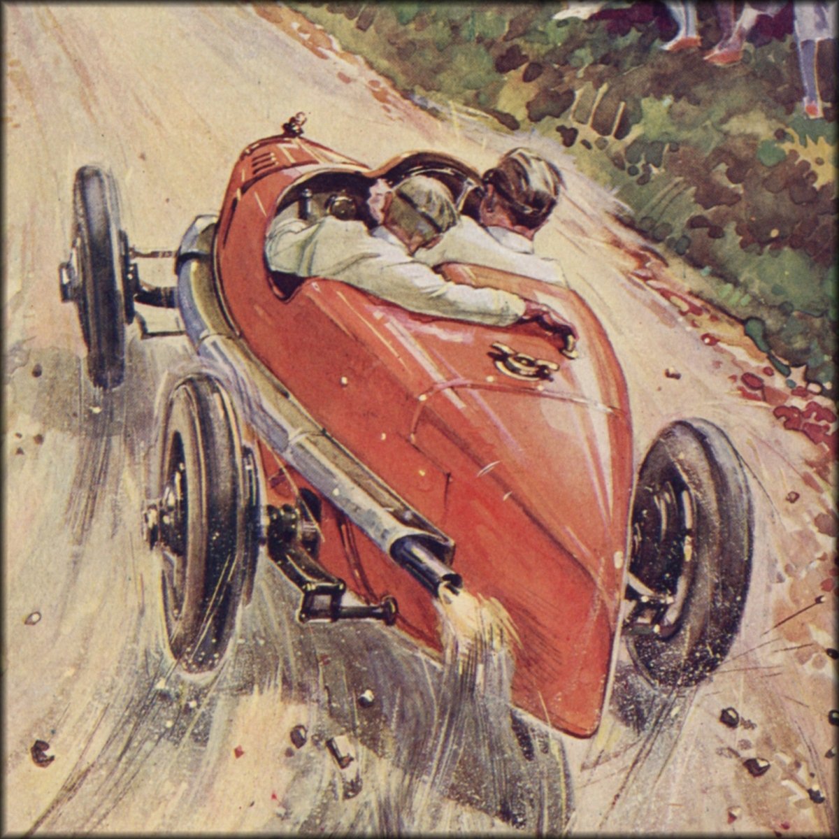 R. Allen Shuffrey - Finish of a Hill-climbing Speed Test
