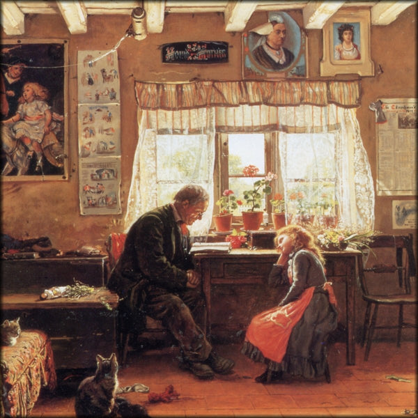 William H Snape (1862-1904) - The Cottage Home 1891