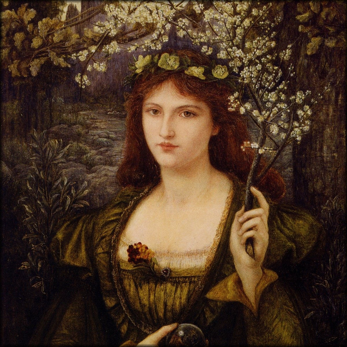 Marie Spartali Stillman - Madonna Pietra degli Scrovigni