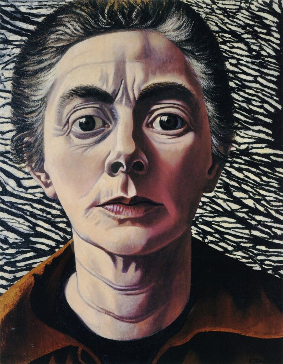 Charley Toorop (1891-1955) - Self-portrait with Winter Branches 1944-5