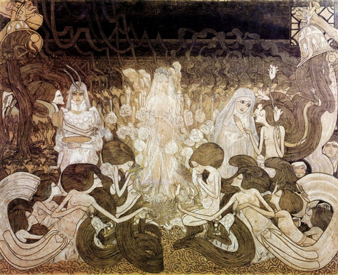 Jan Toorop (1858-1928) - The Three Brides 1893