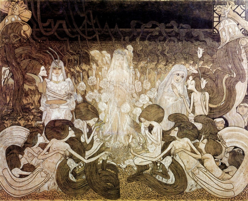 Jan Toorop (1858-1928) - The Three Brides 1893
