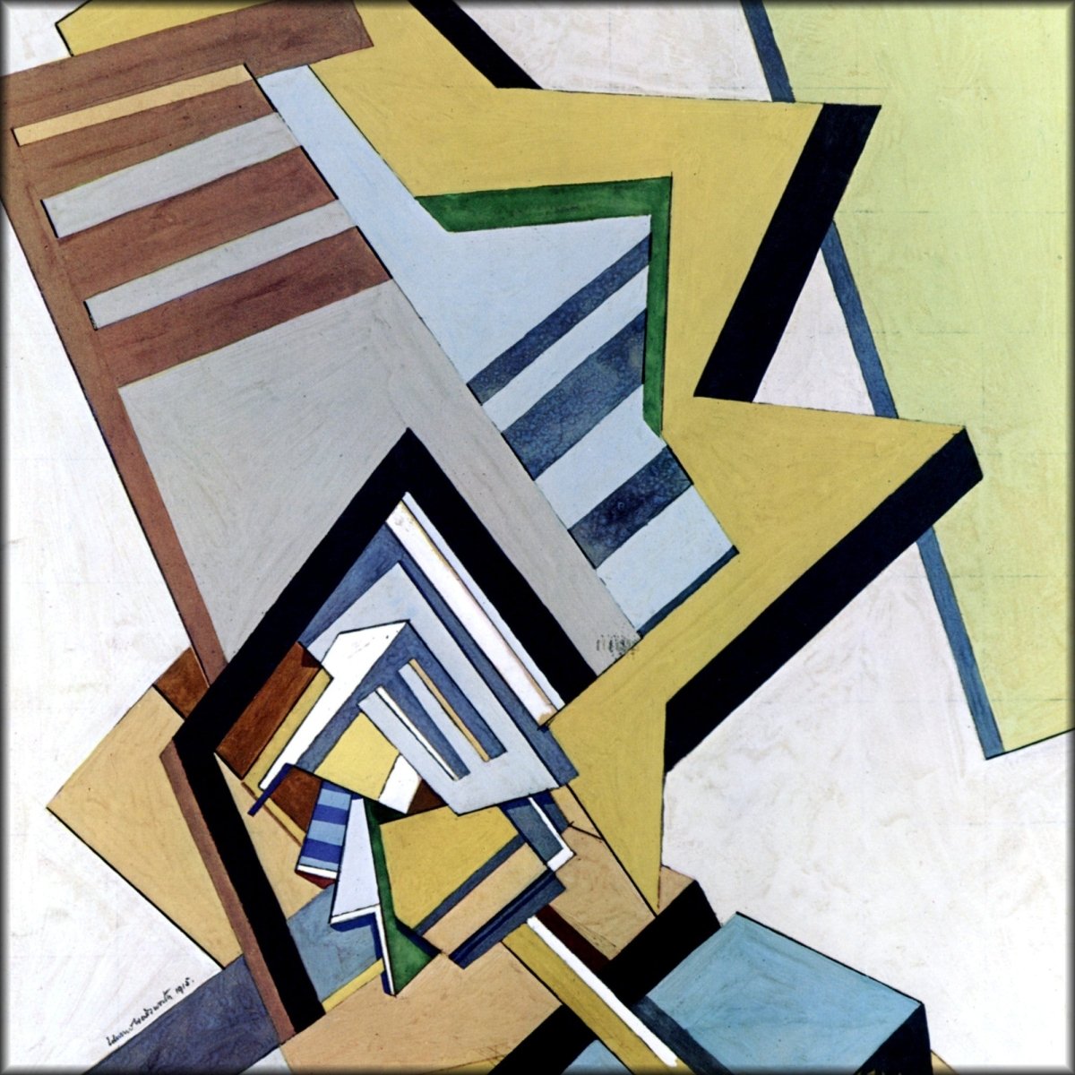 Edward Wadsworth (1889-1949) - Abstract Composition 1915