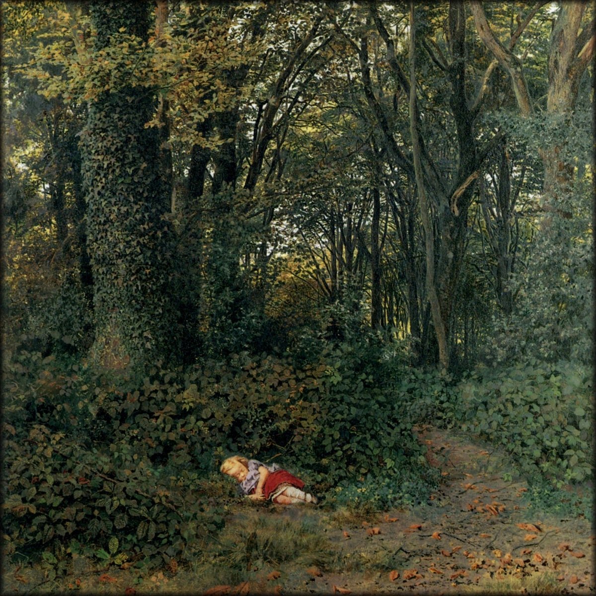 Edmund G. Warren (1834-1909) - Lost in the Woods