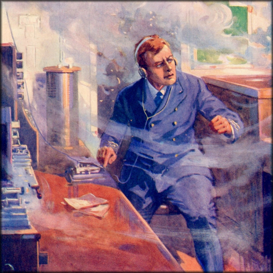 John Archibald Webb (1866-1947) - Wireless Communication 1930s