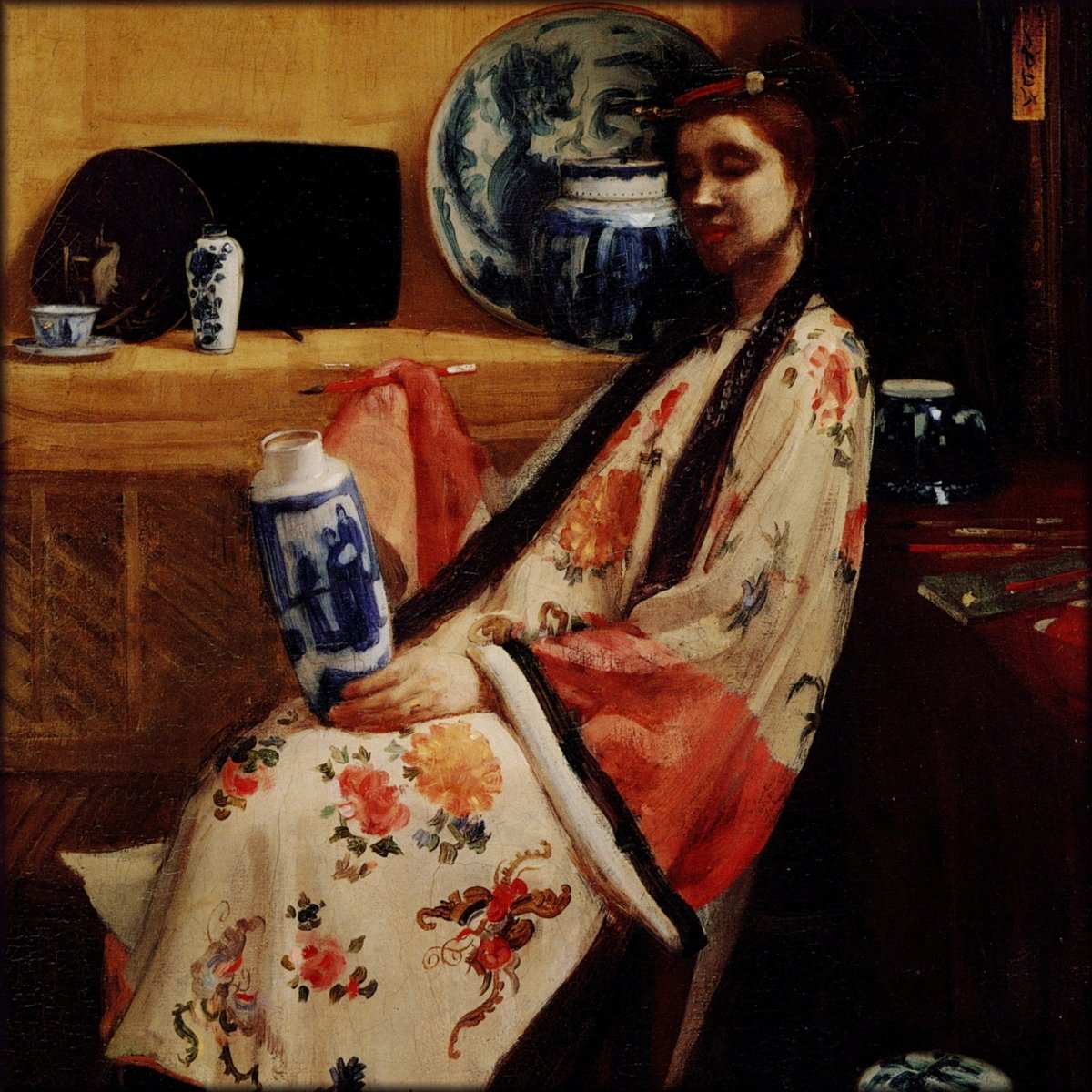 James McNeill Whistler (1834-1903) - Purple & Rose, The Lange Leizen of ...