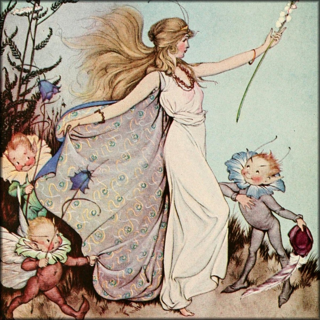 The Book of Elves & Fairies, 1918 - Milo Winter - 4 images