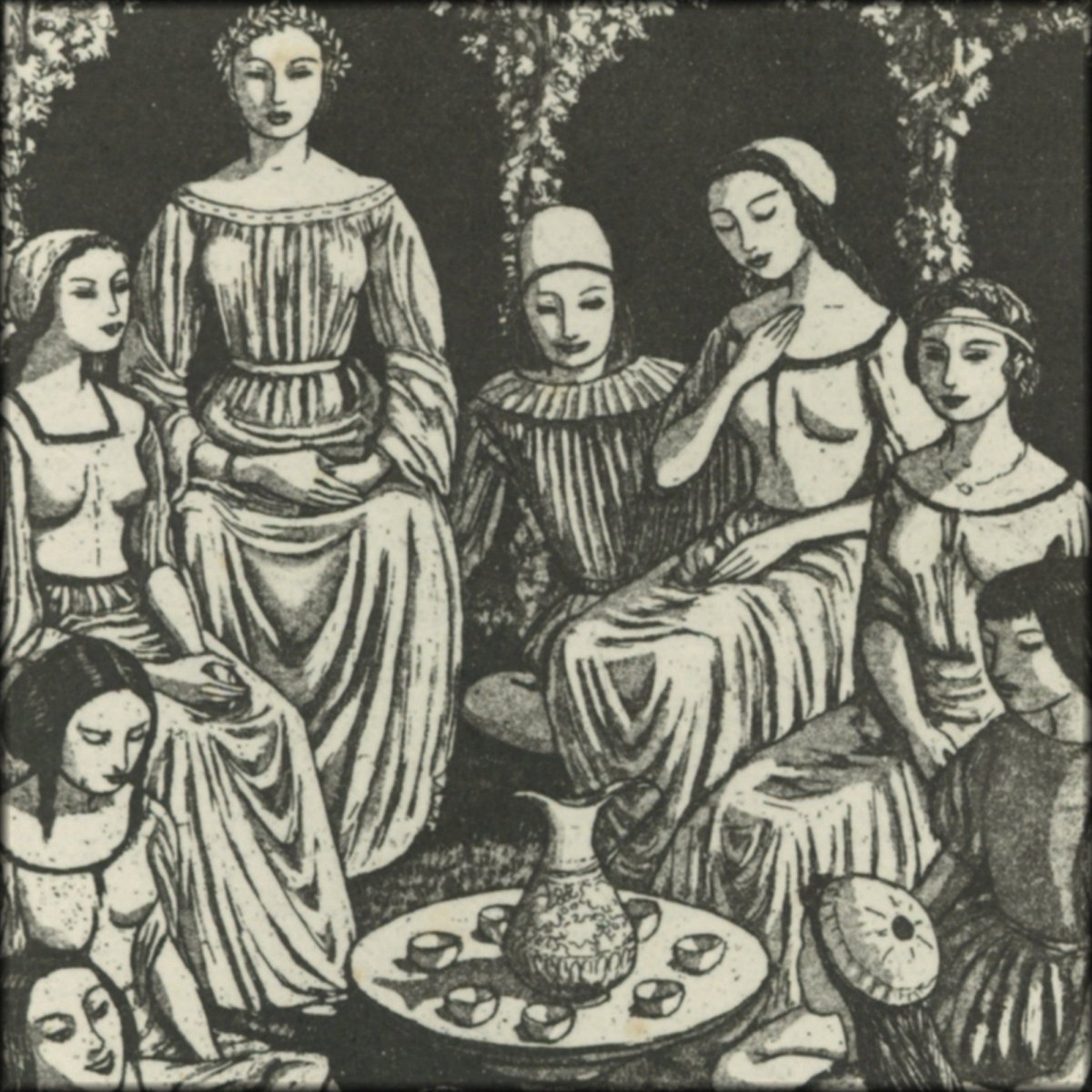 The Decameron of Giovanni Boccaccio - John Buckland Wright